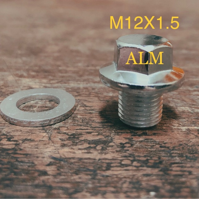 M12 x 1.5 DRAIN PLUG / OIL SUMP NUT W/WASHER PERODUA KANCIL/BEZZA/VIVA ...