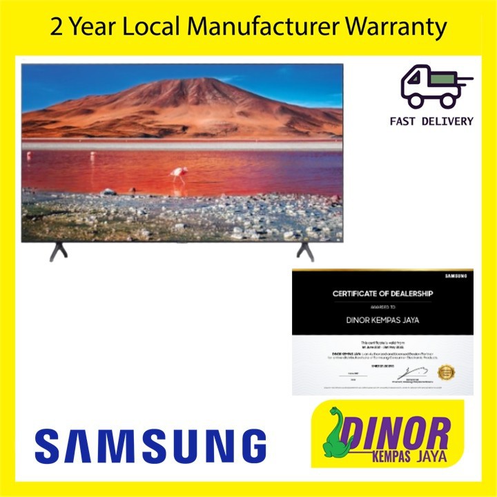 Samsung 70" TU7000 4K UHD Smart TV (2020) UA70TU7000KXXM Television ...