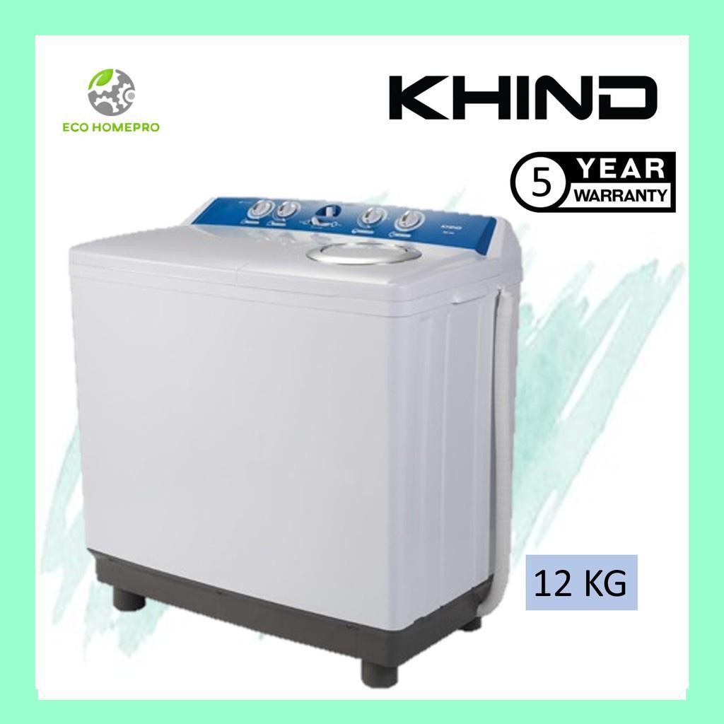 *FAST SHIP* Khind/Isonic 11KG/12KG CTWM-1150/WM1200 Semi Auto Washing ...