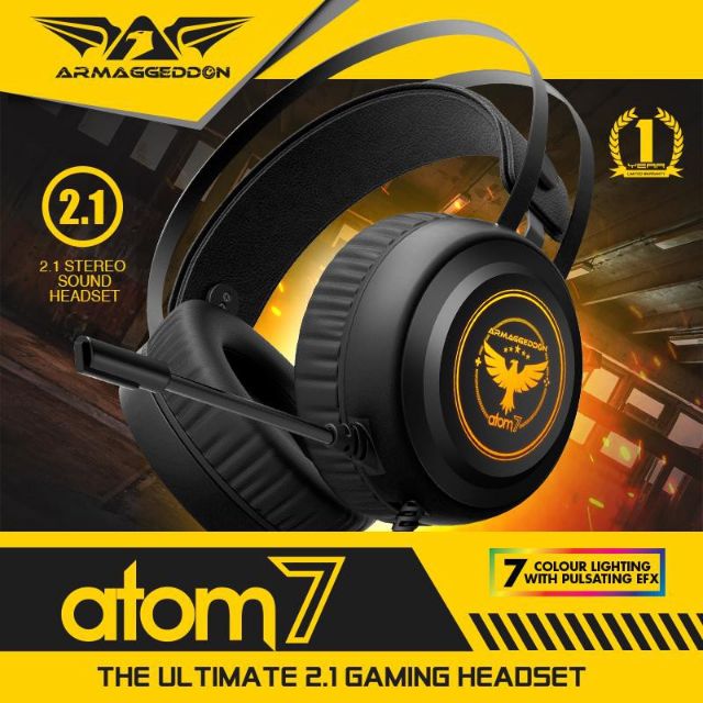 ARMAGGEDDON ATOM 7 (2.1 GAMING HEADSET) | Shopee Malaysia