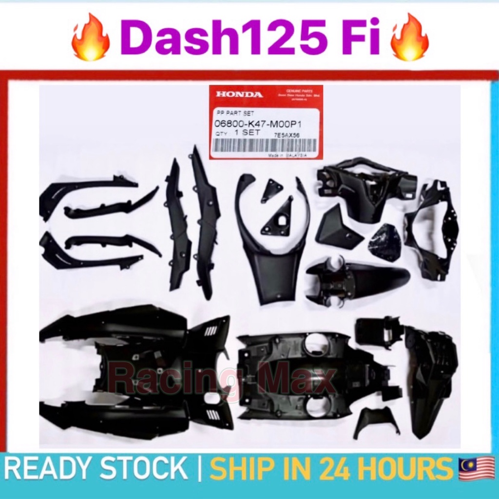 Dash125 Fi Dash 125 Fi Fuel Injection Cover Inner Set Kaver Complete ...