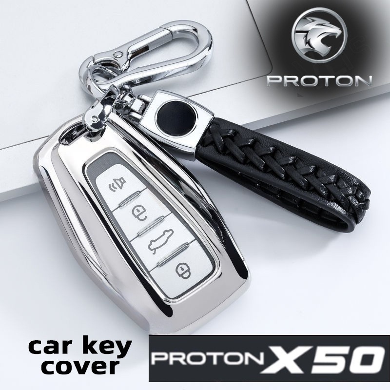 Proton X50 Key holder keyring Soft TPU Car Key Case Cover proton remote ...