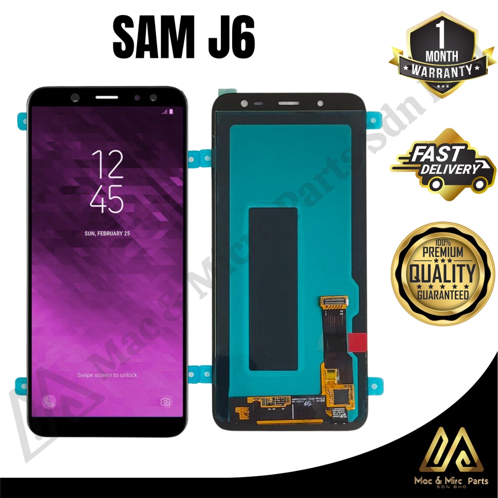 SAMSUNG J6 ORIGINAL FULLSET LCD TOUCH DIGITIZER REPLACMENT PARTS (READY ...