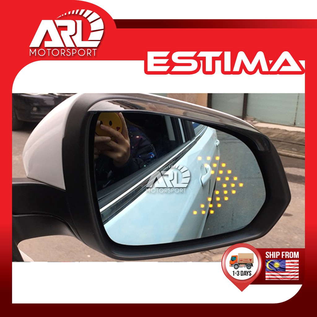 Toyota Estima XR50 ACR50 ACR55 Blue Mirror with LED Signal Lamp For ...