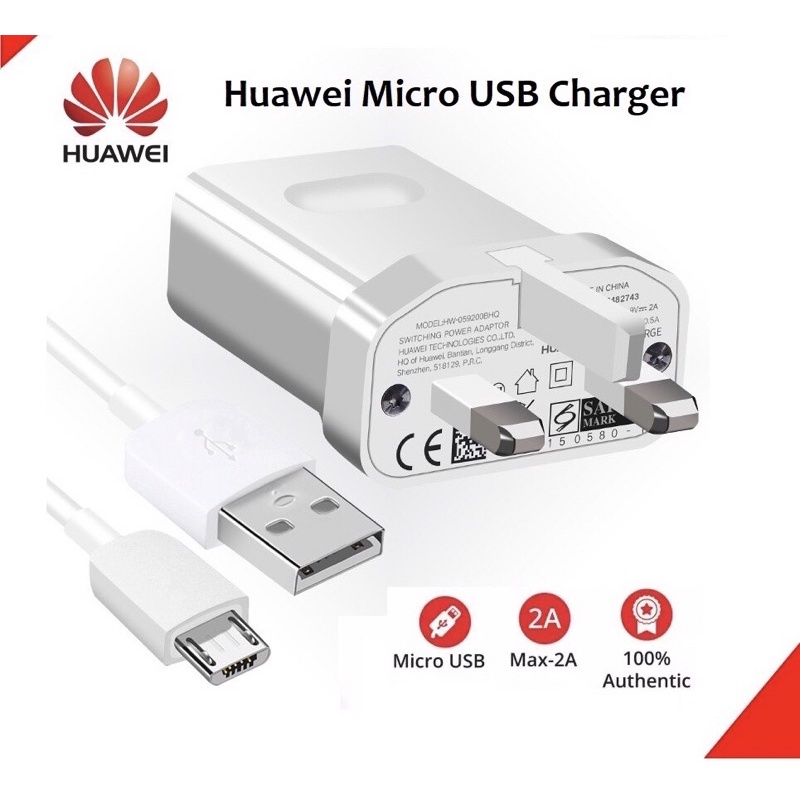 Original Huawei QC 3.0 Super Charger With Micro/type c USB Cable Huawei ...
