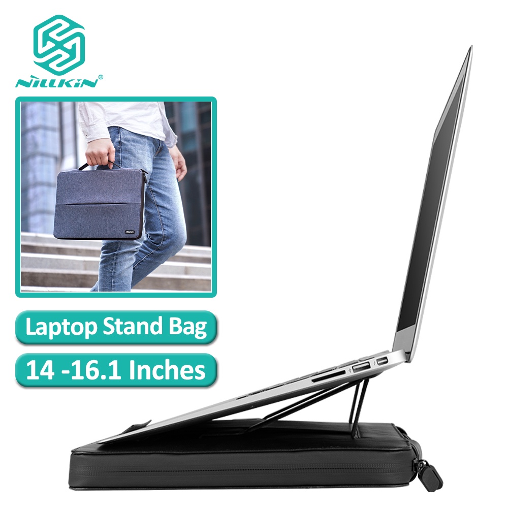 NILLKIN Multifunction Laptop Bag Stand For Macbook Air 14 / 16.1 Inches ...