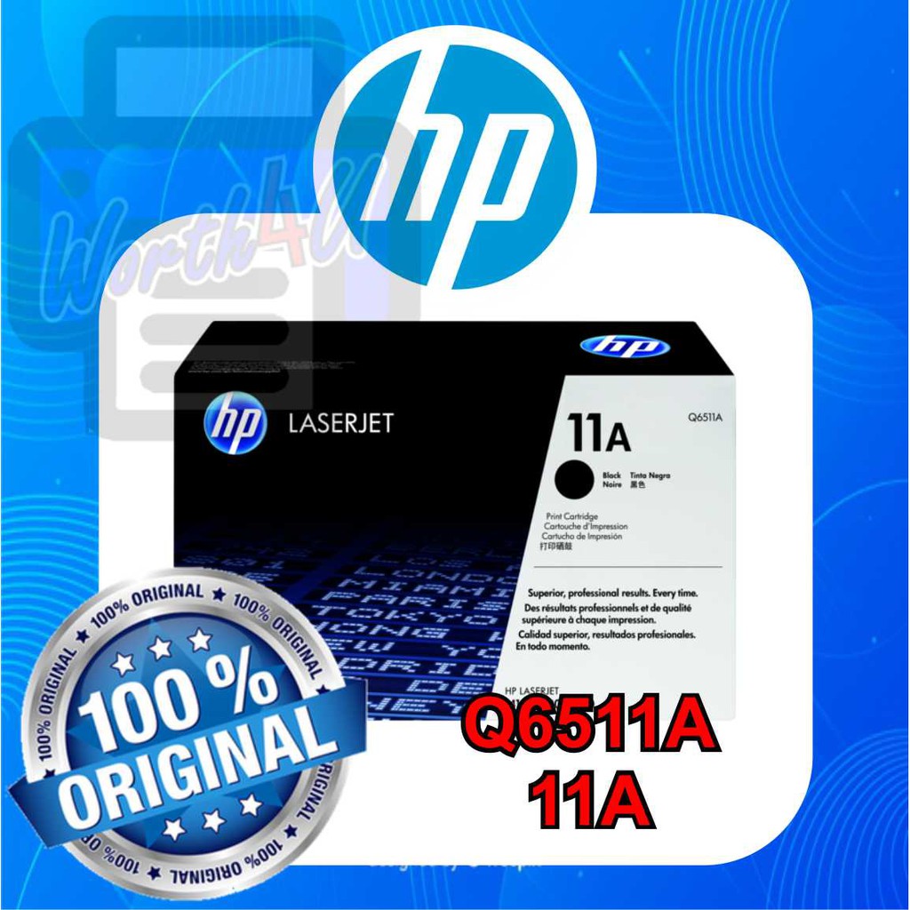 HP Q6511A Q6511 11A 100% Original Genuine LaserJet Laser Toner ...