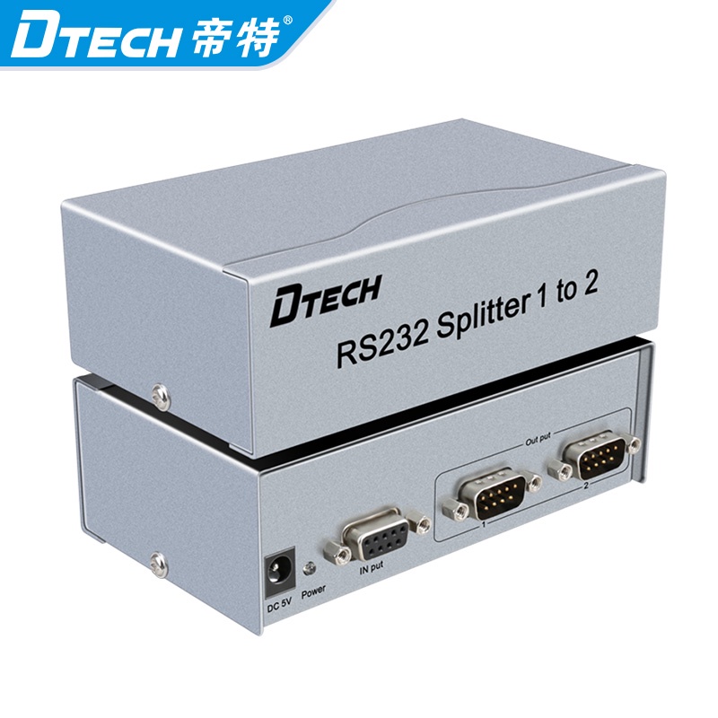 DTECH RS232 Splitter 1 Female Input ×2 Male Output Compatible With ...