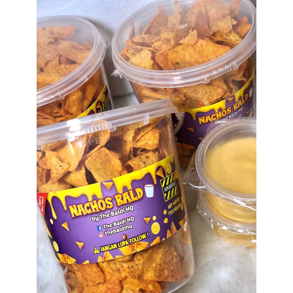 Nachos The Baldi free cheesy sauce | Shopee Malaysia
