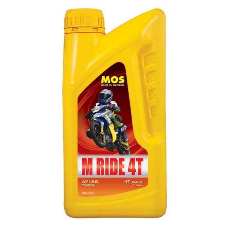 Mos Engine Oil Minyak Engine M Ride 4T SAE-40 1LITER | Shopee Malaysia