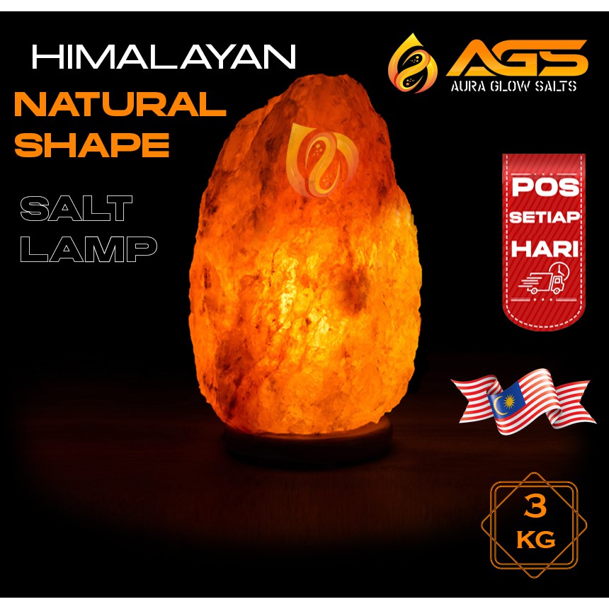 3 Kg Himalayan Rock Salt Lamp ( 15 Unique Fancy shapes) - Lampu Garam ...