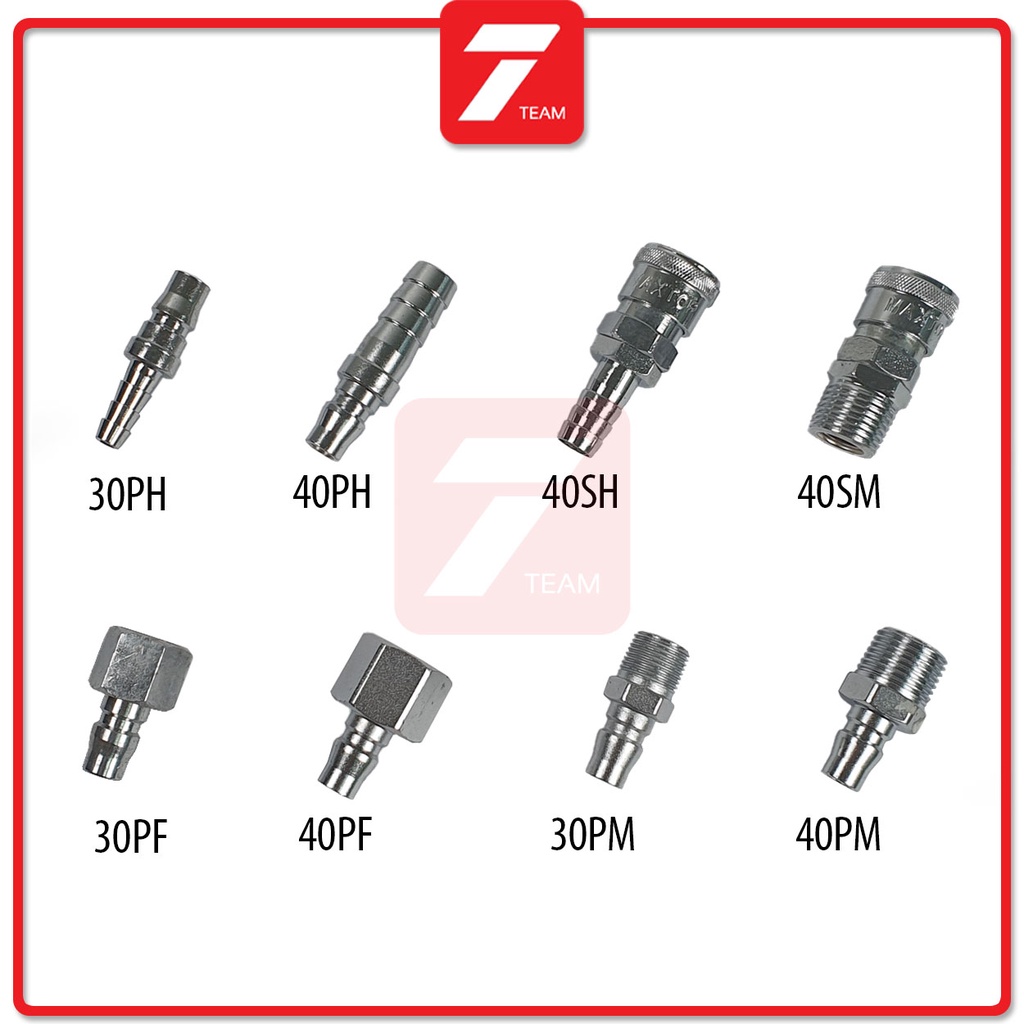 AIR COUPLER HI CUPLA TYPE 30PF 40PF 30PH 40PH 30PM 40PM 40SH 40SM | Shopee Malaysia