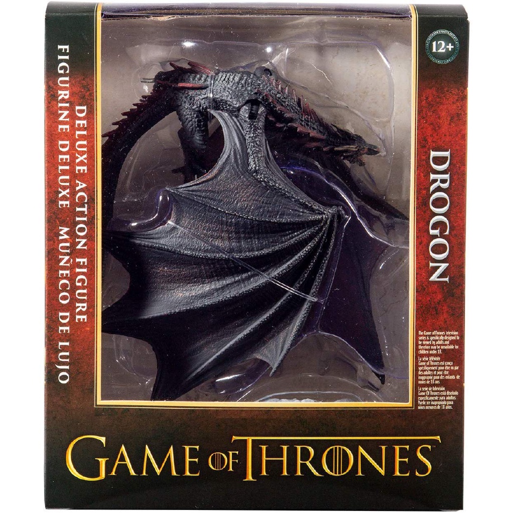 Game of Thrones the Black Dragon Drogon Deluxe Action Figure with ...