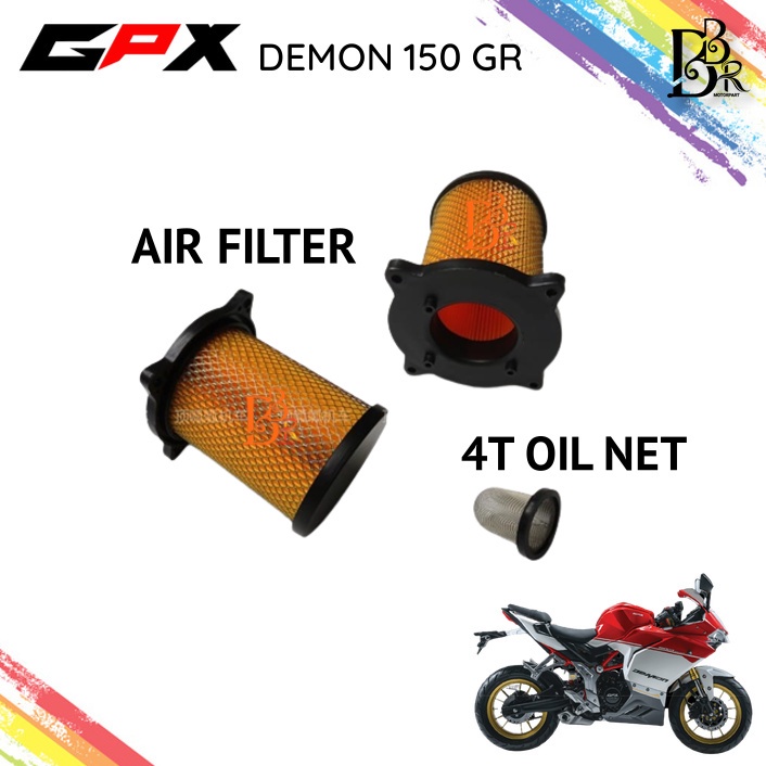 GPX DEMON 150GR & GN Original Air Filter & Oil Clear Net | Shopee Malaysia