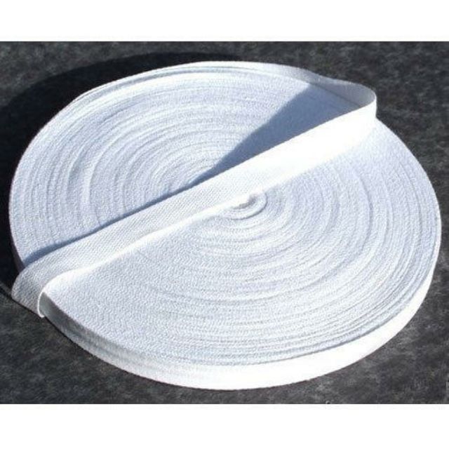 Tali barut / twill cotton tape 5mm/10mm/15mm putih | Shopee Malaysia