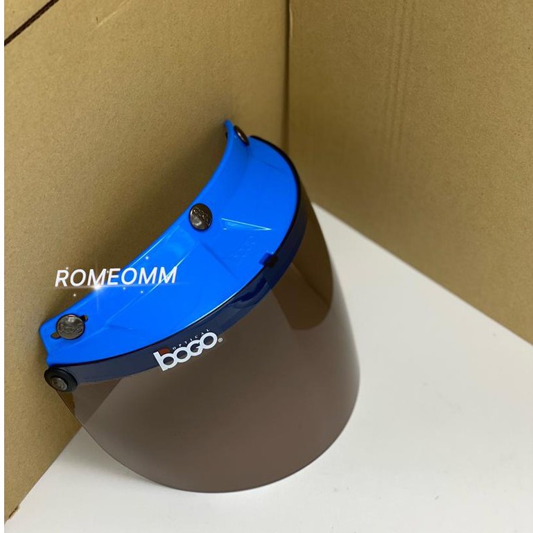 BOGO Visor 3 Button BG05 BG25 BO GO Bikko helmet SGV MS88 MAGNUM ARC ...