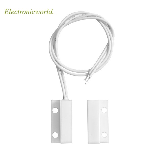 MC-38 Wired Door Window Sensor MC38 Magnetic Switch normally Closed NC ...