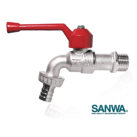 SANWA Garden Faucet 1/2 Inch Red Color Size 4 Water Tap | Shopee Malaysia