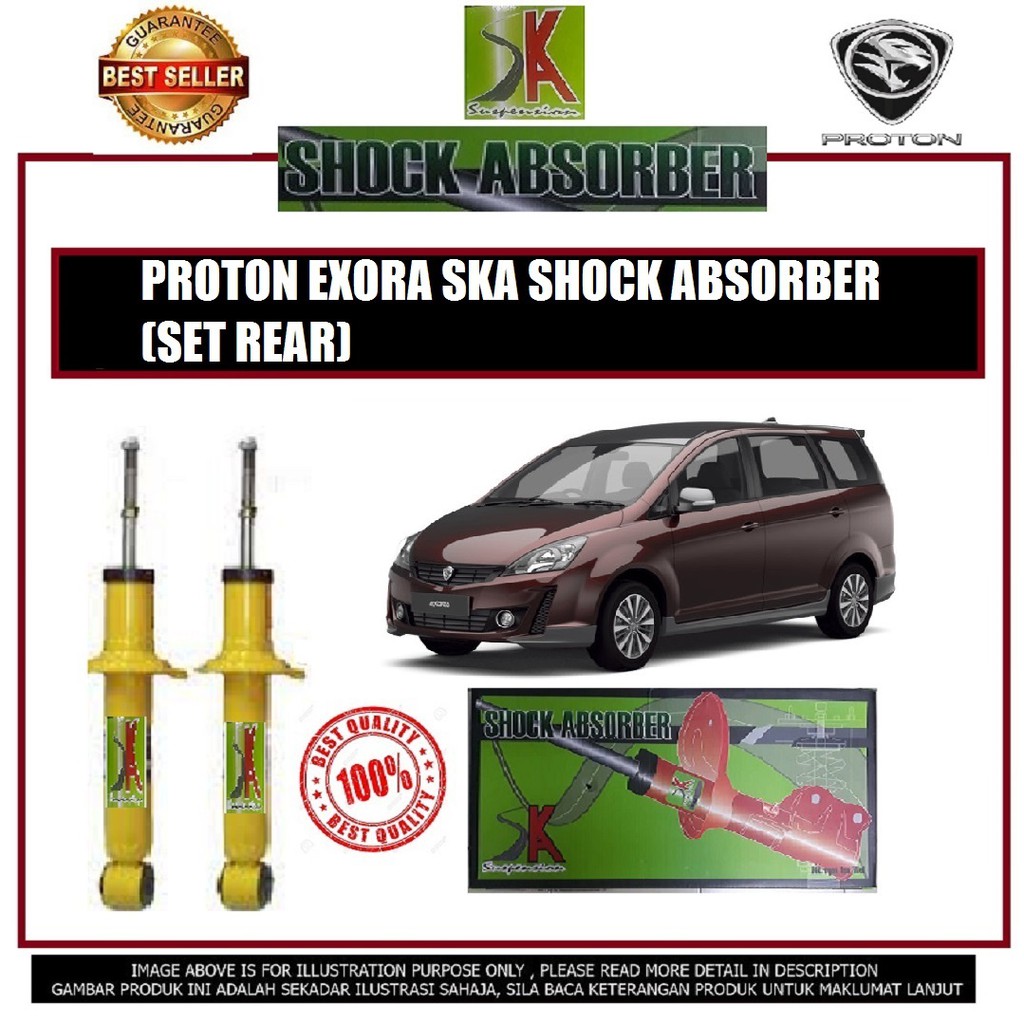 PROTON EXORA SKA SHOCK ABSORBER (SET REAR) | Shopee Malaysia