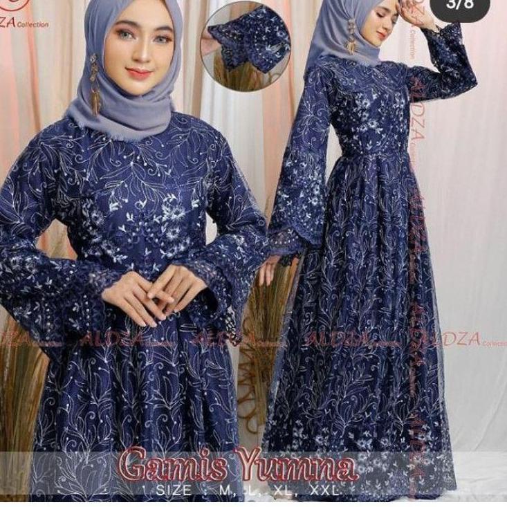 (kdit -659) Ready Tulle Gamis/Party Gamis/Modern Gamis/Latest Gamis [xk ...