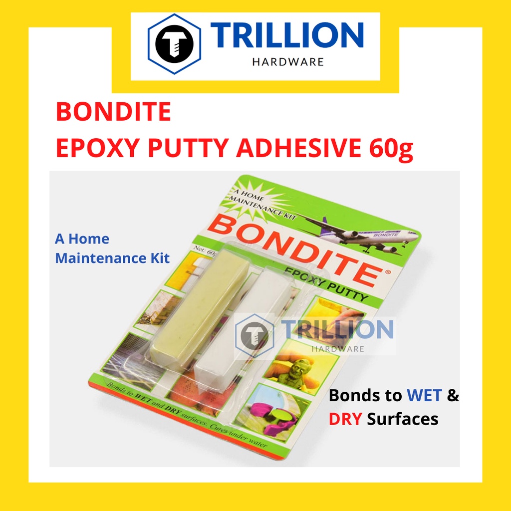 [Ready Stock] Bondite Epoxy Putty Adhesive Glue Home Maintenance Kit ...