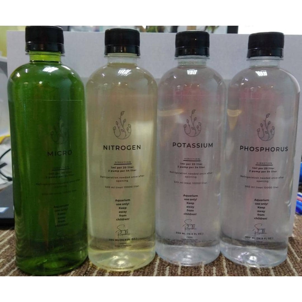 Hot Sale^ Complete Set of 4x500ml Plant Fertilizer Aquascaping Scape ...