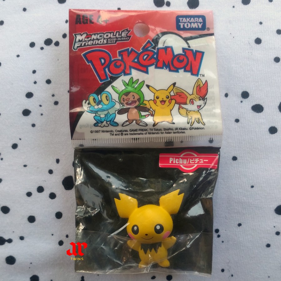 Pokemon Takara Tomy "Pichu" Moncolle Friends Figure | Shopee Malaysia