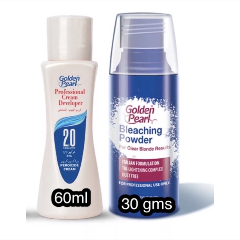 Golden Pearl Bleach Cream +Bleach Powder 💯 Best Result No.1 in Pakistan ...