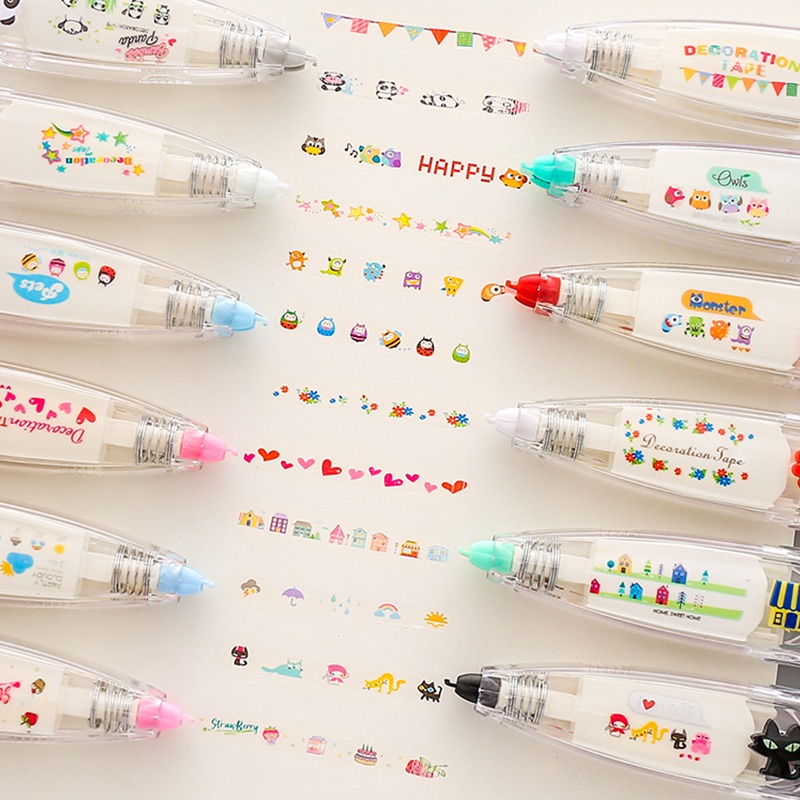 Creative Cute Lace Stickers Tape Decorative Correction Tape Style ...