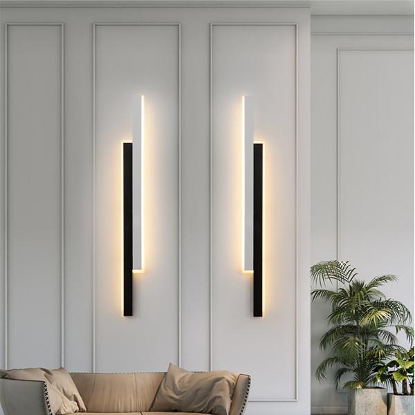 Nordic Decor Wall Light / Straight Line Wall Light / Lampu Dinding B61 | Shopee Malaysia