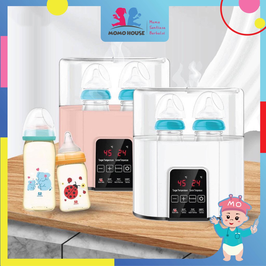 LED Multifunction Smart Baby Milk Bottle Warmer Sterilizer Steriliser ...