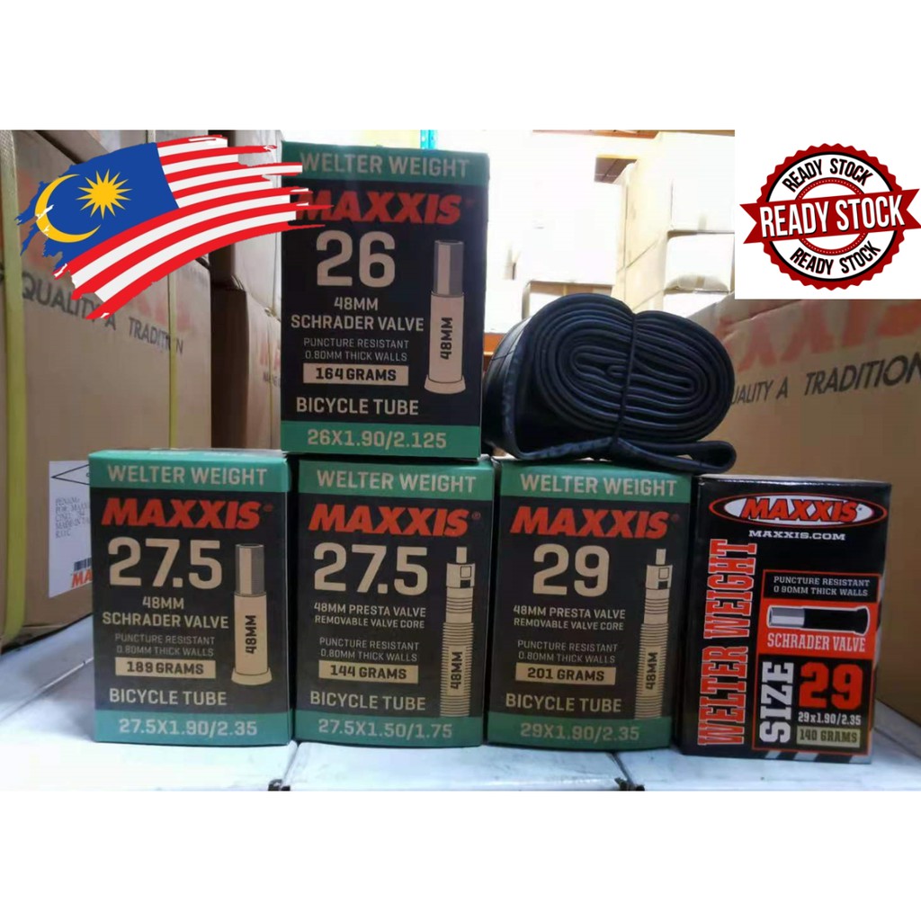 TIUB BASIKAL Maxxis/GIANT MTB tube 24 26 27.5 29er AND Thailand VEE ...