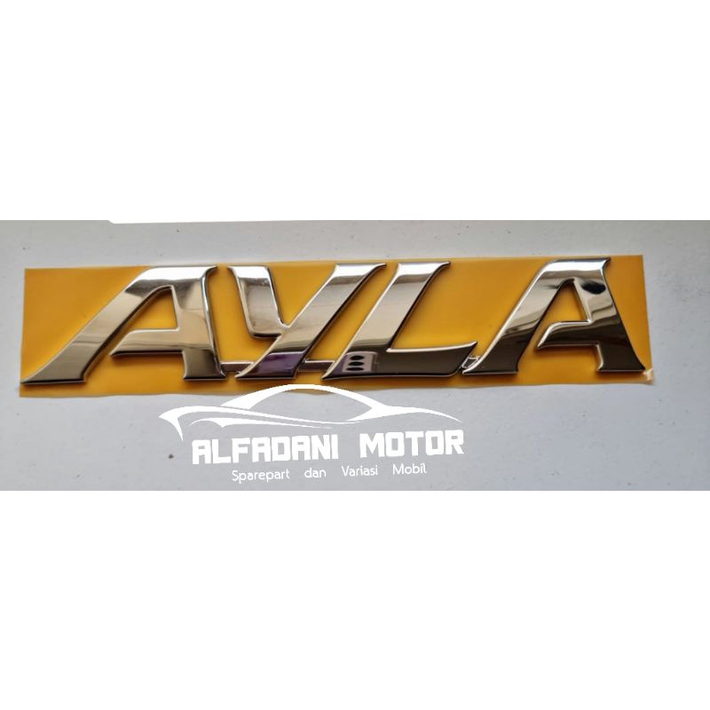 Original daihatsu AYLA writing logo emblem | Shopee Malaysia
