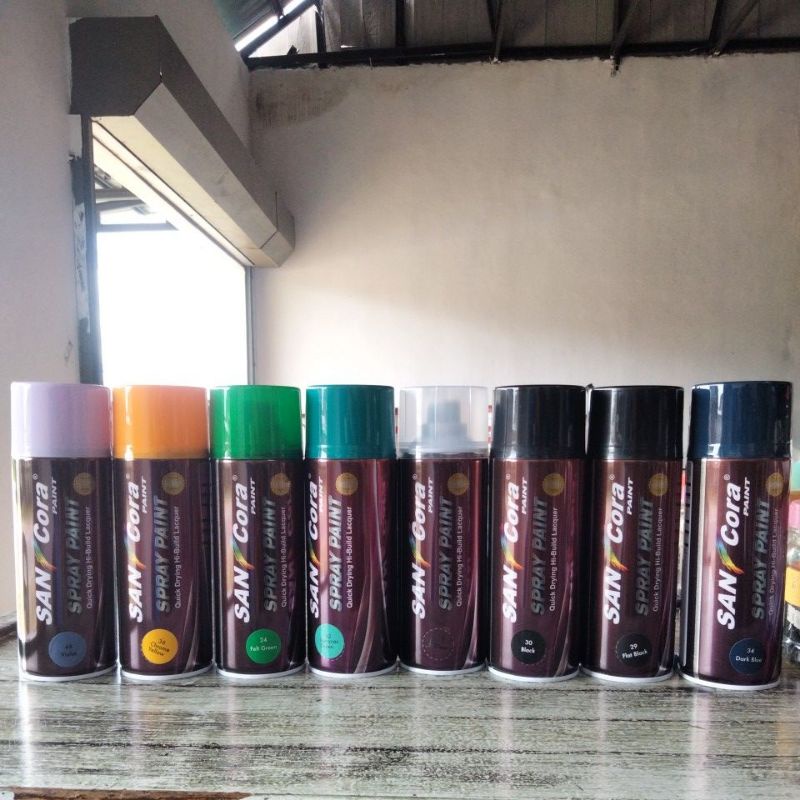SANCORA SPRAY PAINT STANDARD COLOR | Shopee Malaysia