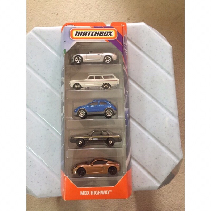 Matchbox MBX HIGHWAY PORSCHE CAYMAN CAMARO FORD MUSTANG FIAT 5 pack ...