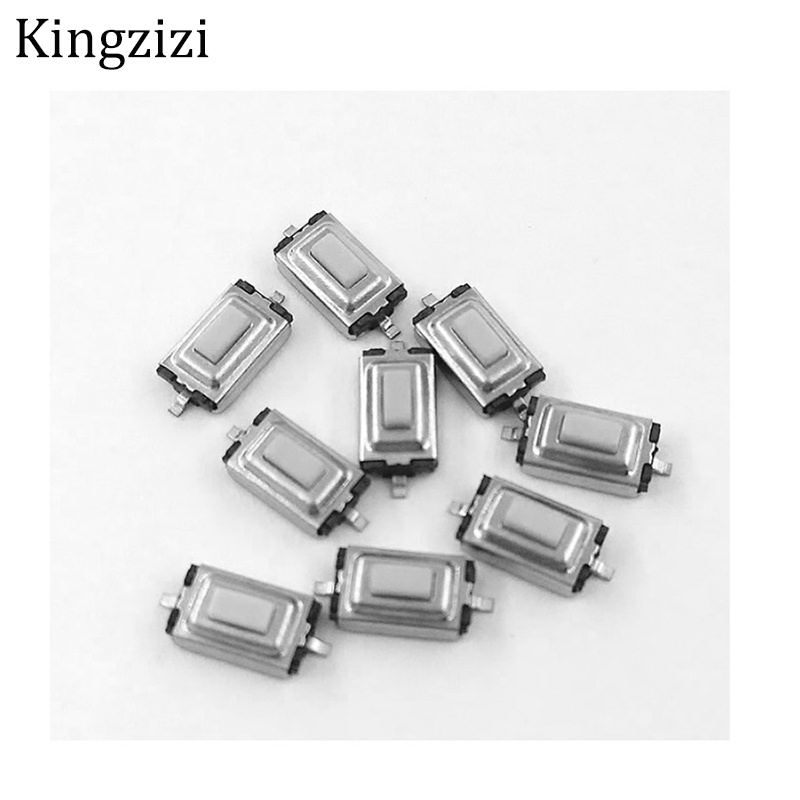 100pcs Tact Tactile Push Button Micro Switch SMD Momentary SMT 2 pin 3 ...