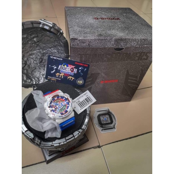 Casio G SHOCK 2022 x "TRANSFORMERS SET "OPTIMUS PRIME" Limited Edition ...