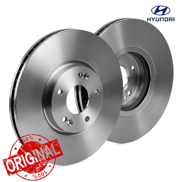 Genuine Hyundai Front Disc Rotor for Hyundai Santa Fe CM/Kia Sorento XM ...