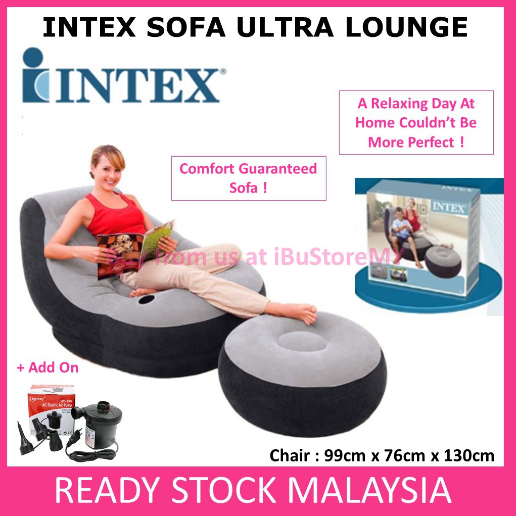 INTEX 68564 Inflatable Ultra Lounge Air Sofa Chair Intex Sofa Intex ...