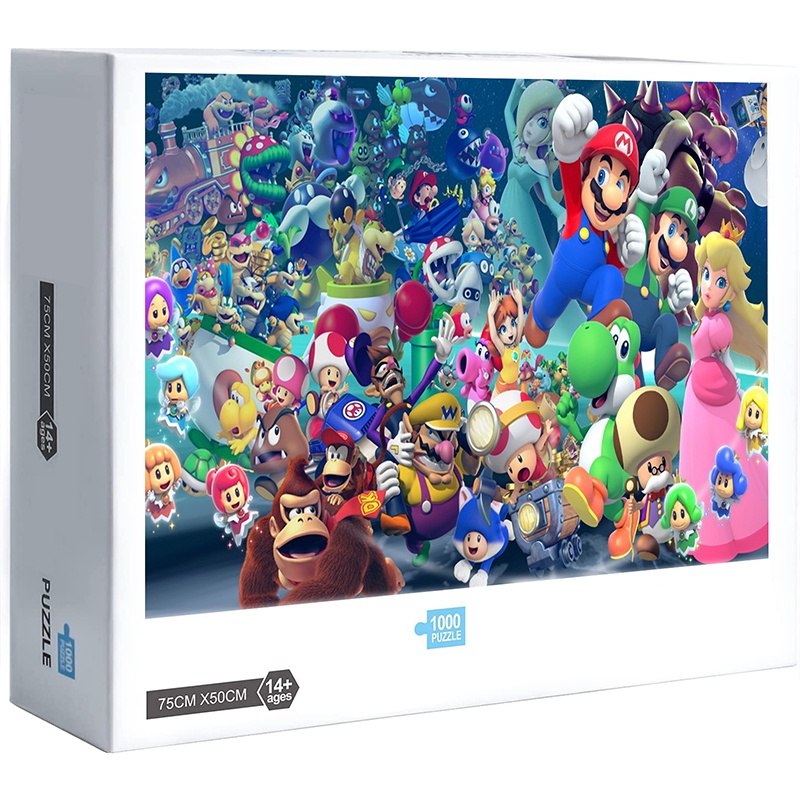 Nintendo Game Super Mario Bros Jigsaw Puzzles 300 500 1000 Pieces of ...