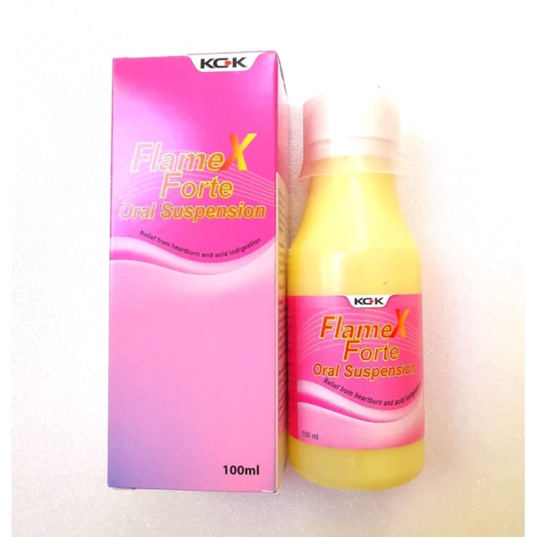 KCK Flamex Forte Oral Suspension (For Heartburn & Indigestion) 100mL ...