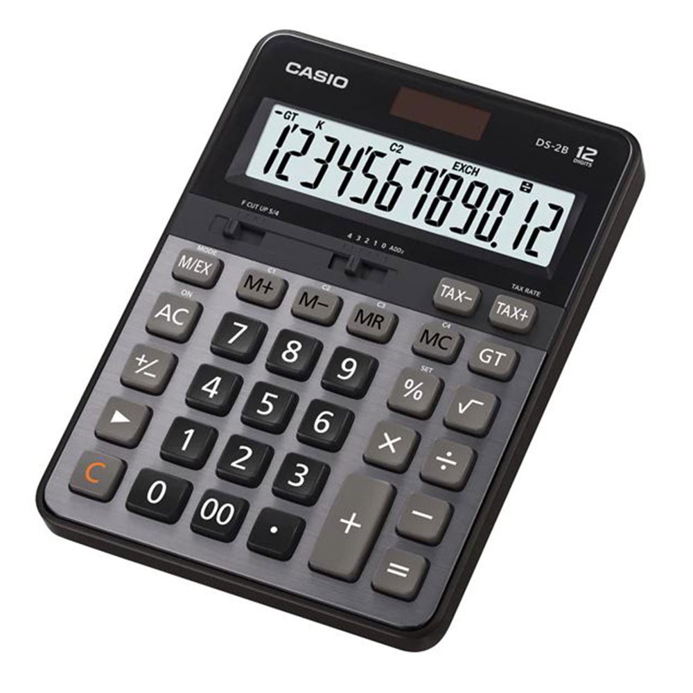 Casio Heavy Duty Calculator - 12 Digits, Solar & Battery, Tax ...