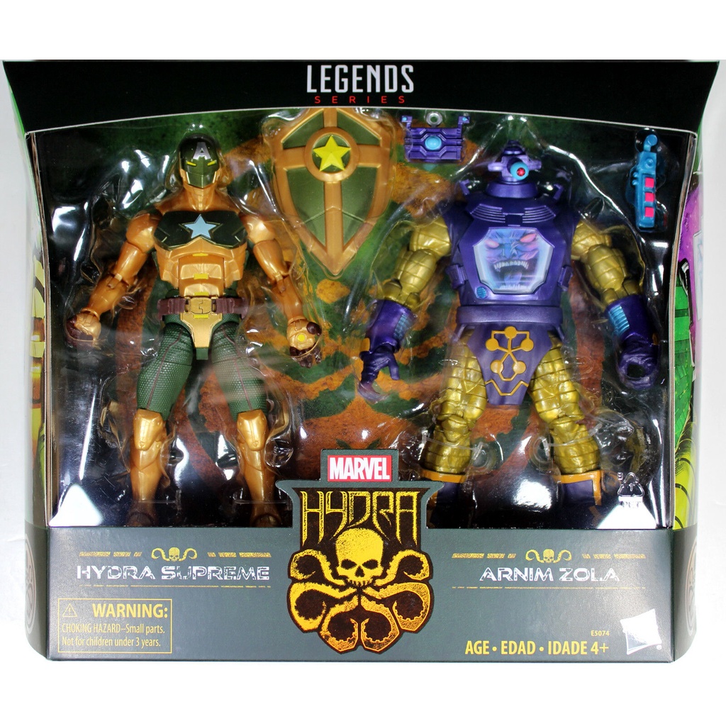 Original Hasbro Marvel Legends - Arnim Zola & Hydra supreme Exclusive ...