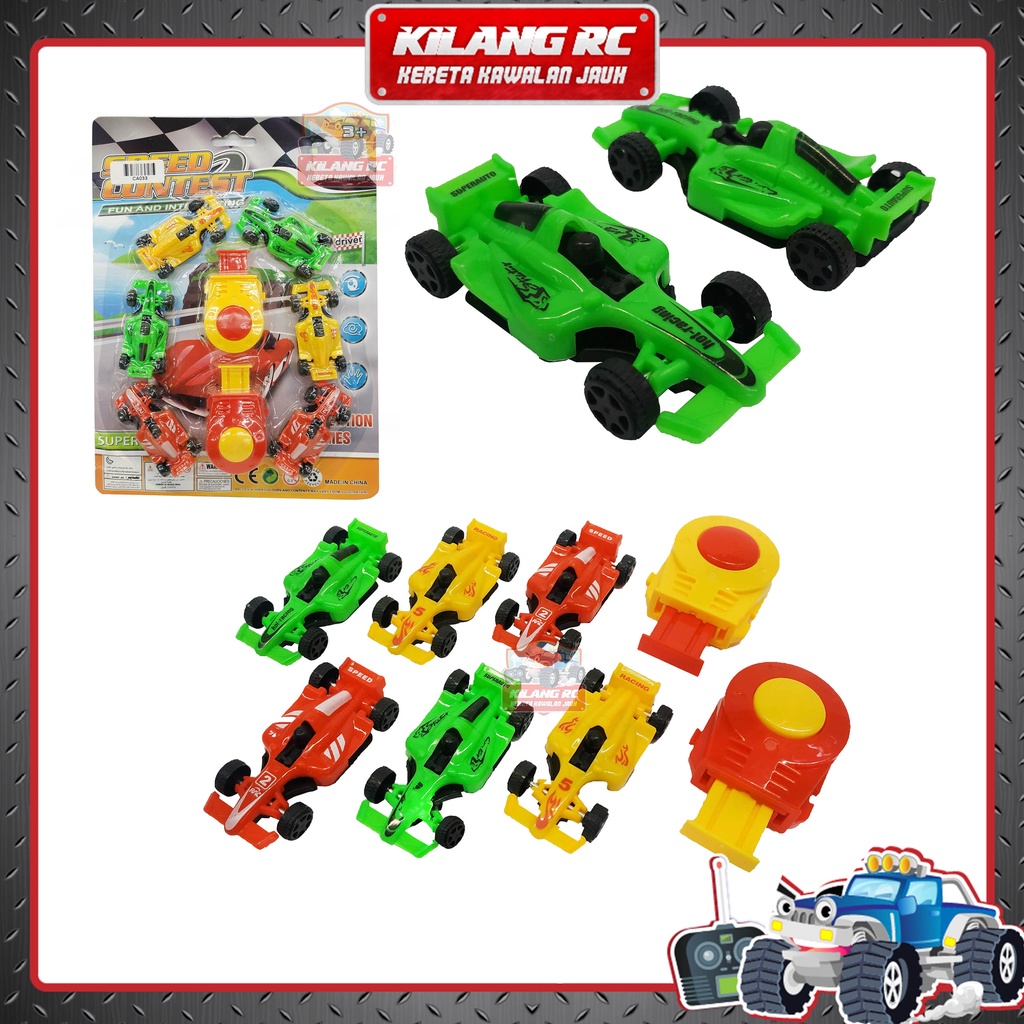 Super Sport F1 Car With Launcher Race Car / Launcher Action Car Toys ...