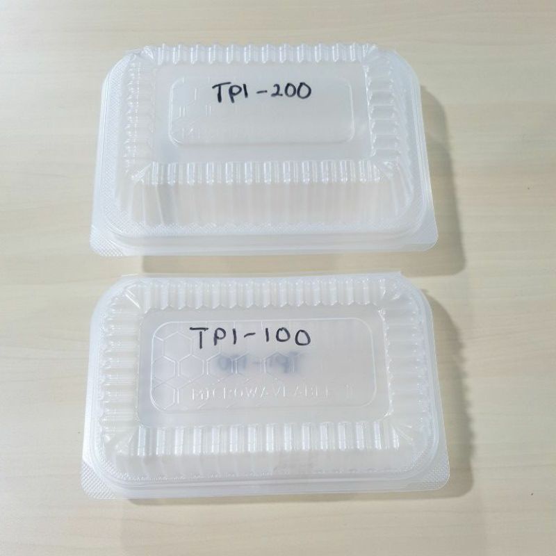 100pcs PP Lunch Box / TOLI PP Lunch Box TPI-100 TPI-200/ Bekas Nasi ...
