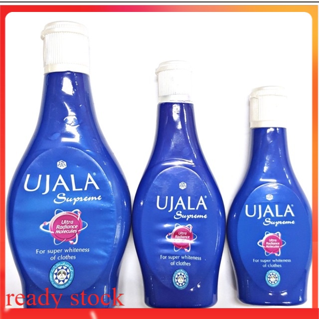 6 botol nila baju Ujala Supreme Blue Liquid ujala nila baju 75ml-250ml ...