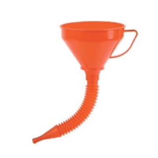 PVC FUNNEL WITH FLEXIBLE HOSE AND SPOUT PETROL OIL FLUID WATER CORONG ...