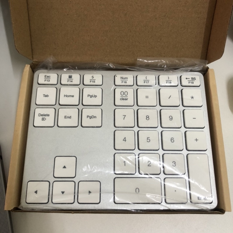 35 - Keys Aluminum Wireless Numeric Keypad Dual System Rechargeable ...