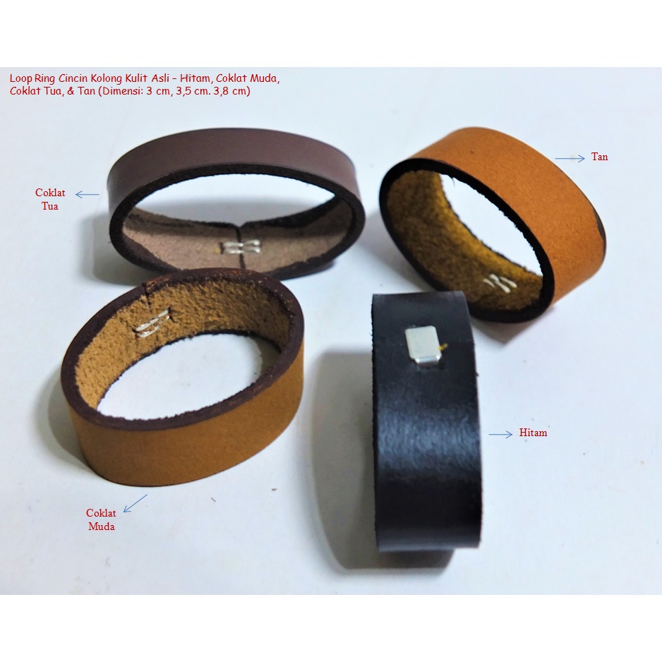 Genuine Leather Belt Loop Ring - Bottom Ring | Shopee Malaysia