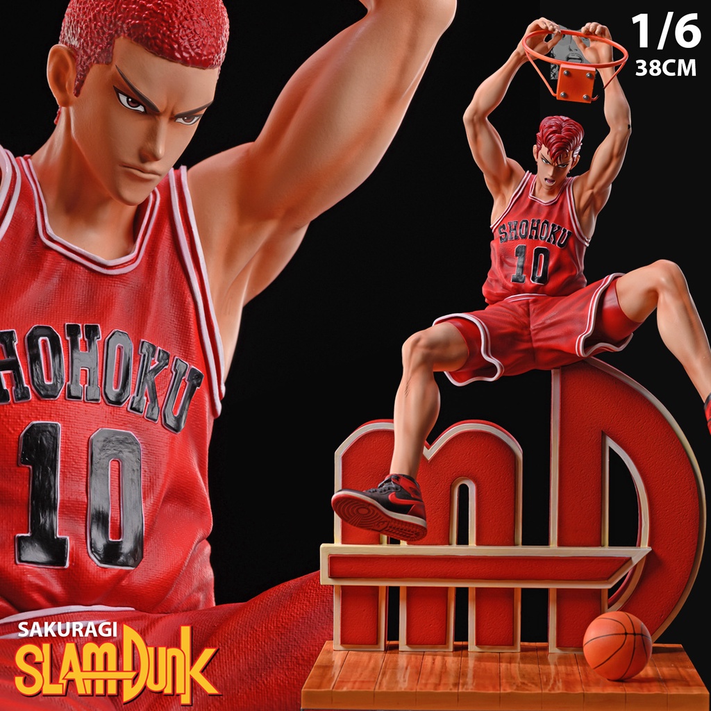 ZX Studio SlamDunk Slam Dunk Sakuragi Hanamiji Resin Statue Basketball ...
